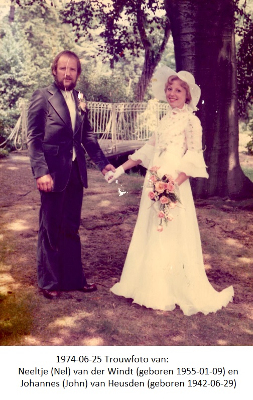 1955-01-09 Neeltje (Nel) van der Windt en Johannes (John) van Heusden ...