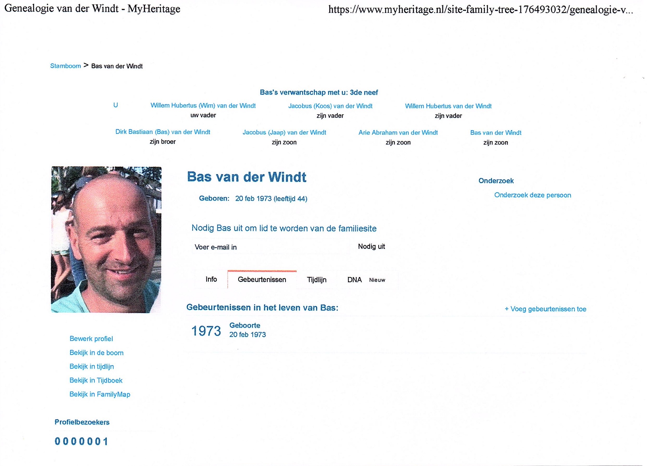 1973-02-20 Bas van der Windt | stamboomvanderwindt.nl